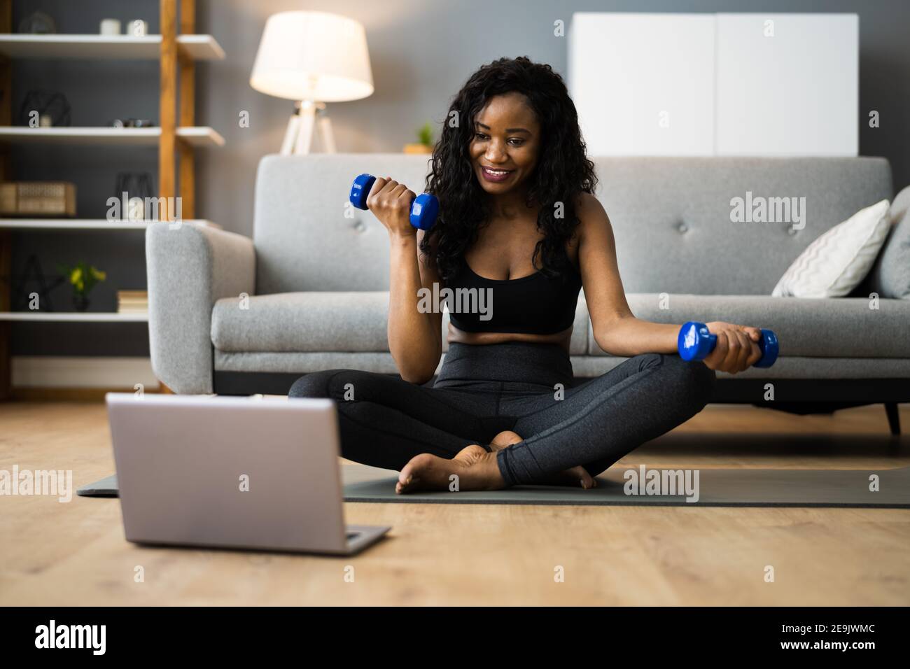 Online exercise programs hi-res stock photography and images - Alamy