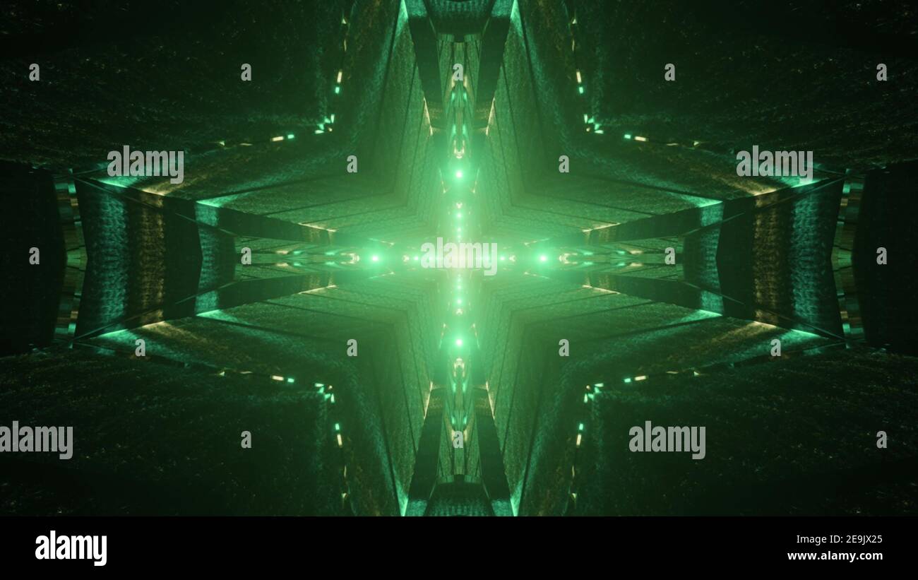 3D illustration of shiny green cross Stock Photo - Alamy