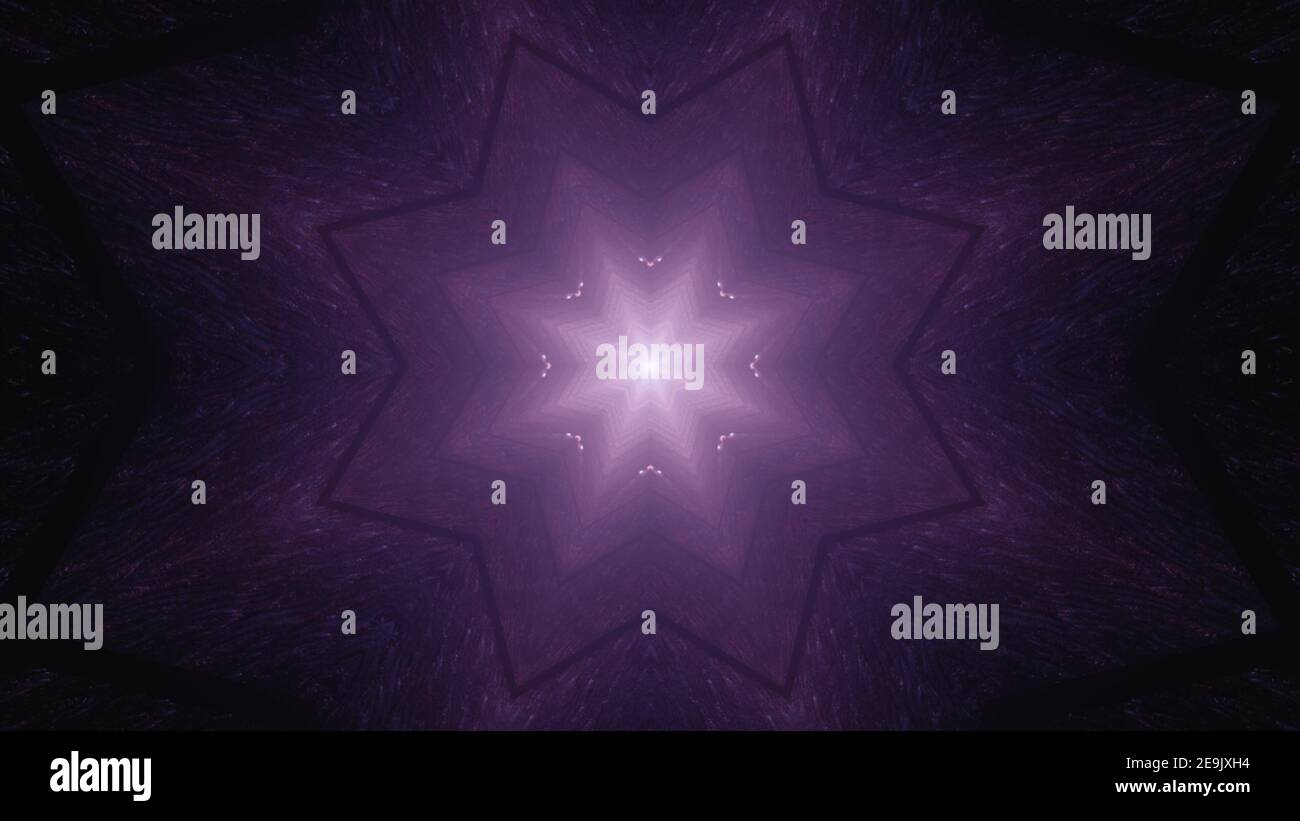 3D illustration of shiny violet star Stock Photo - Alamy