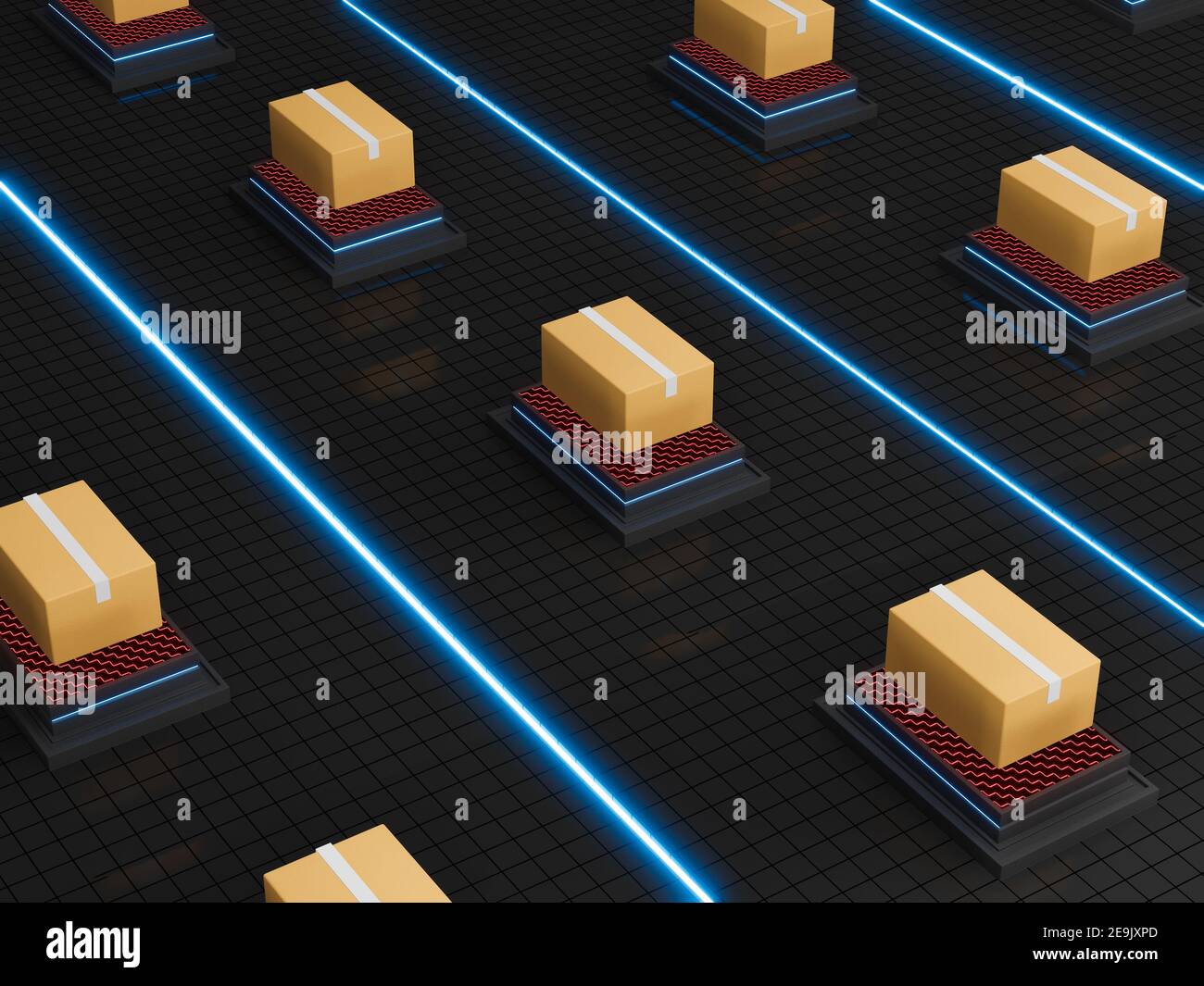 Parcel sorting machine hi-res stock photography and images - Alamy
