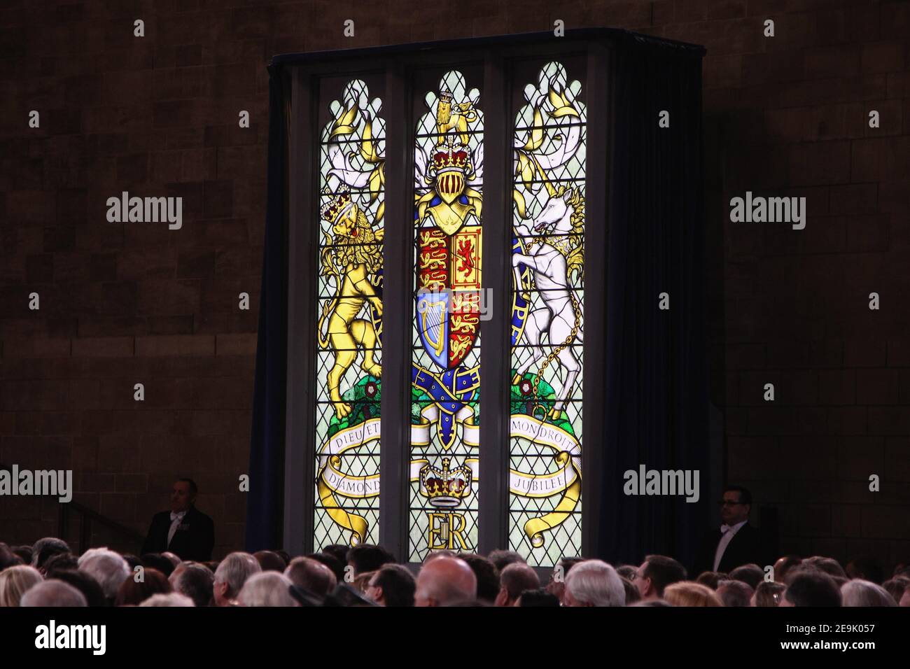 File photo dated 20/03/12 of guests looking at the newly commissioned ...