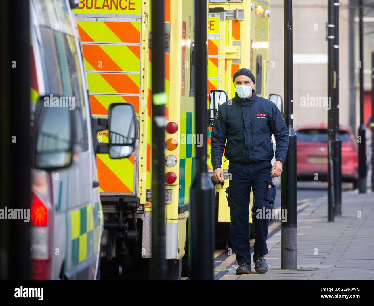 Fire service helping nhs hi-res stock photography and images - Alamy