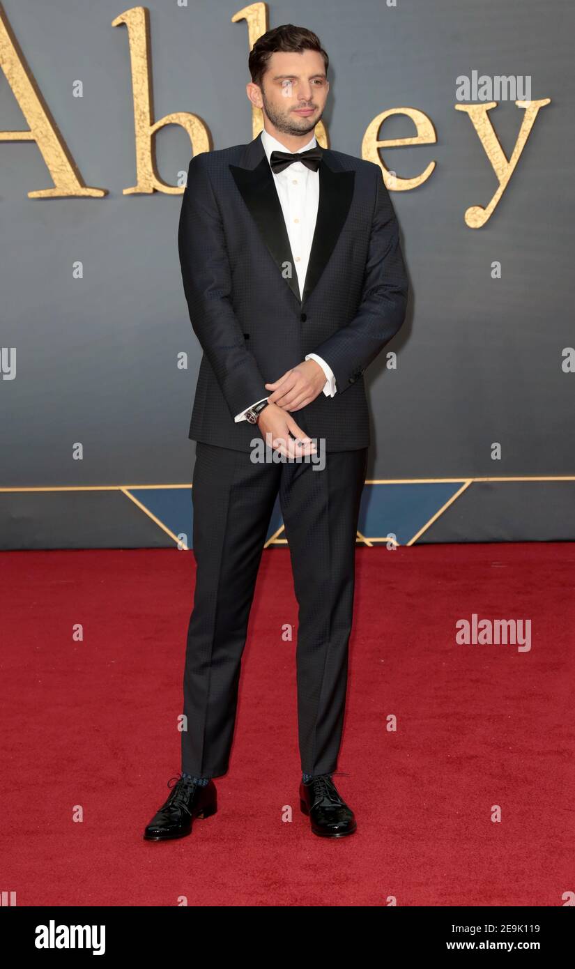 Michael fox attending world premiere downton abbey hi-res stock ...