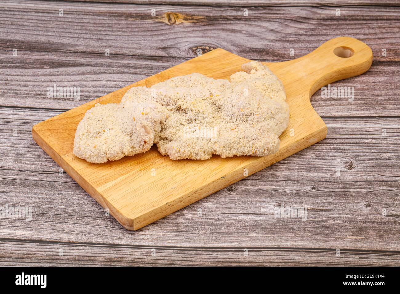 Raw pork meat schnitzel for roast Stock Photo - Alamy