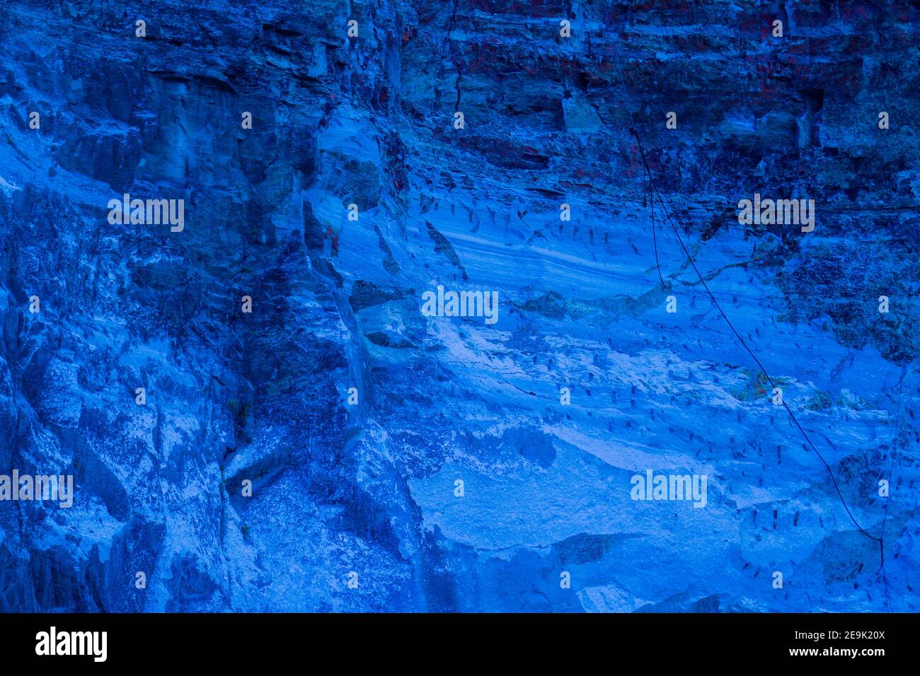 Blue abstract background from a scratched stonewall Stock Photo - Alamy