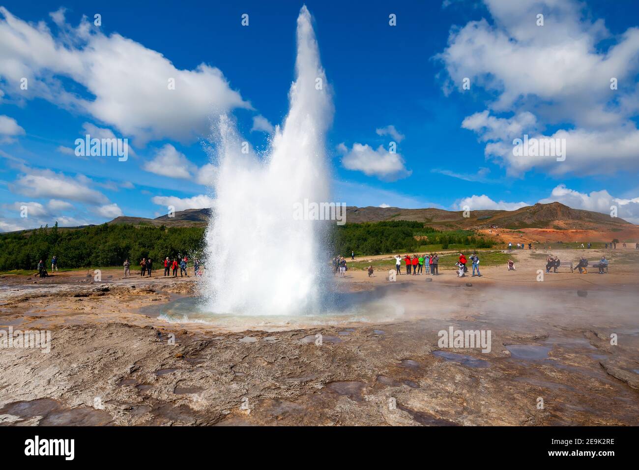 Strokkur Geysir, Iceland Stock Photo - Alamy