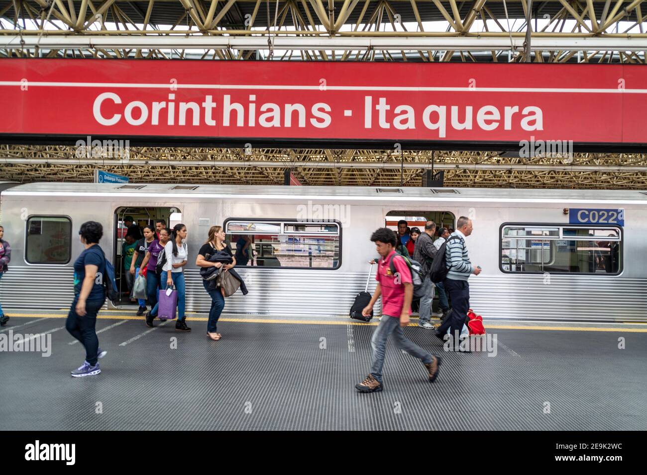 Football fans train station hi-res stock photography and images - Alamy