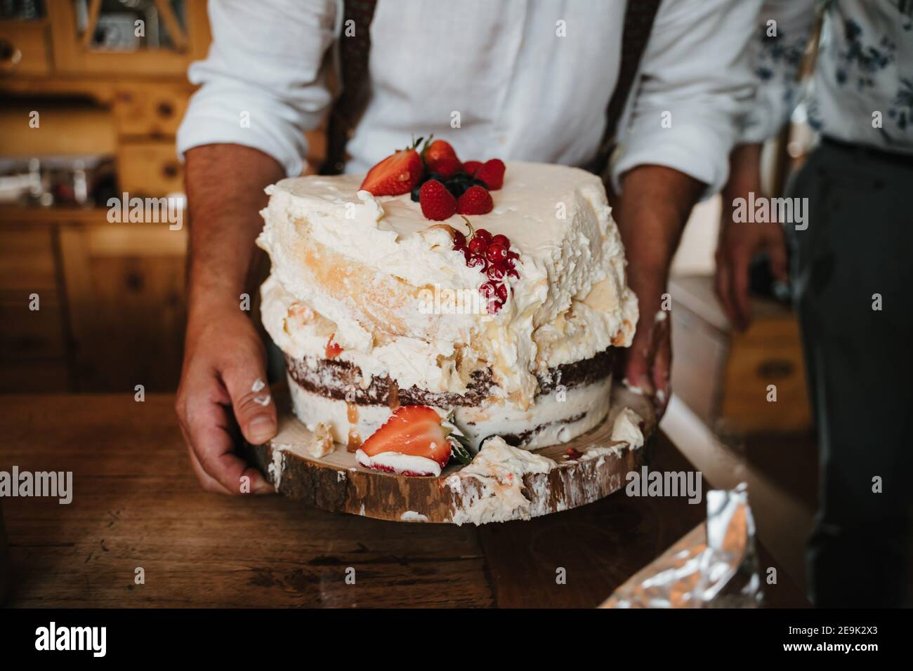 Smashed fruit cake hi-res stock photography and images - Alamy