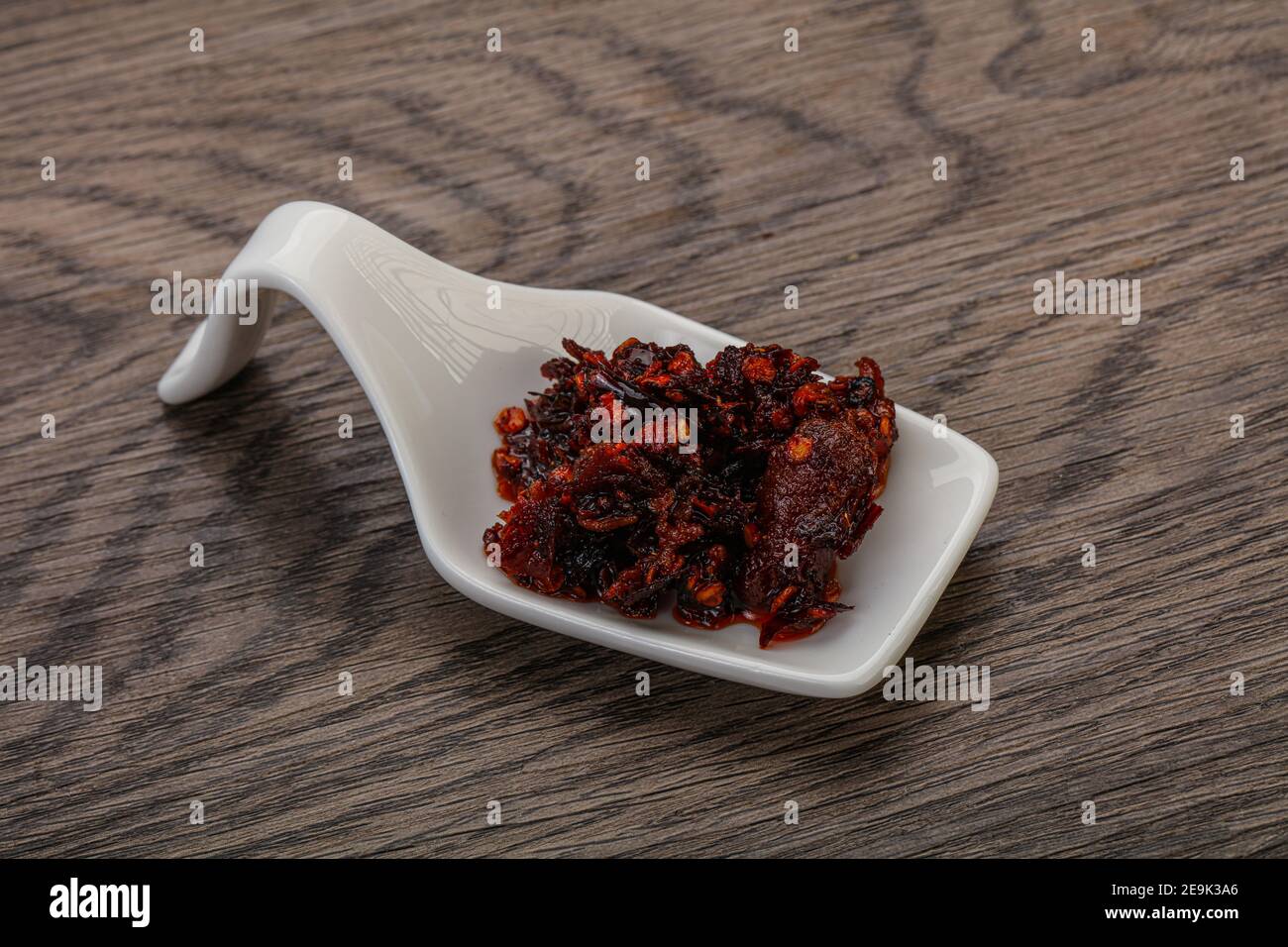Vietnamese Fried chili pepper sauce with oil Stock Photo - Alamy