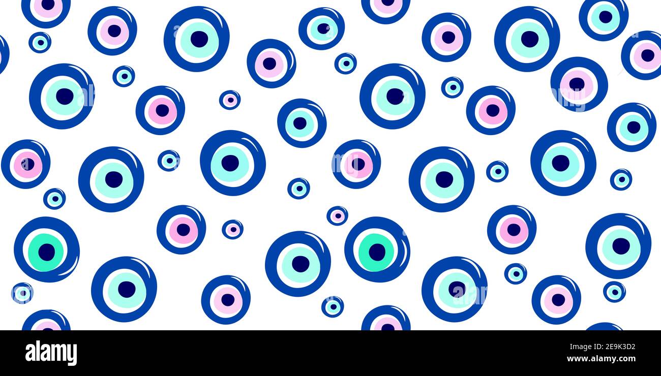 Evil eye seamless pattern hi-res stock photography and images - Alamy