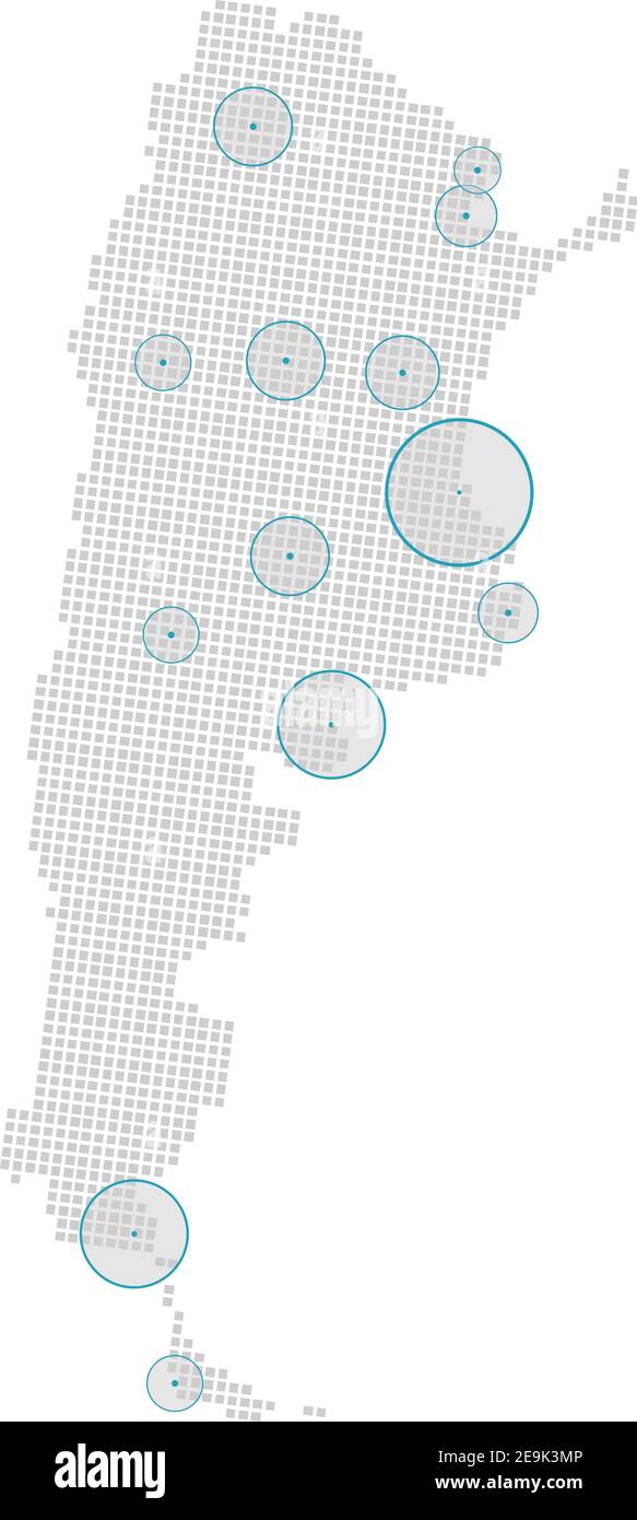 The Main Cities Of Argentina, Business Concept Stock Vector Image & Art ...