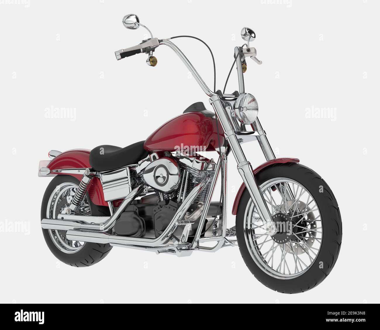 Motorcycle isolated on background. 3d rendering - illustration Stock ...