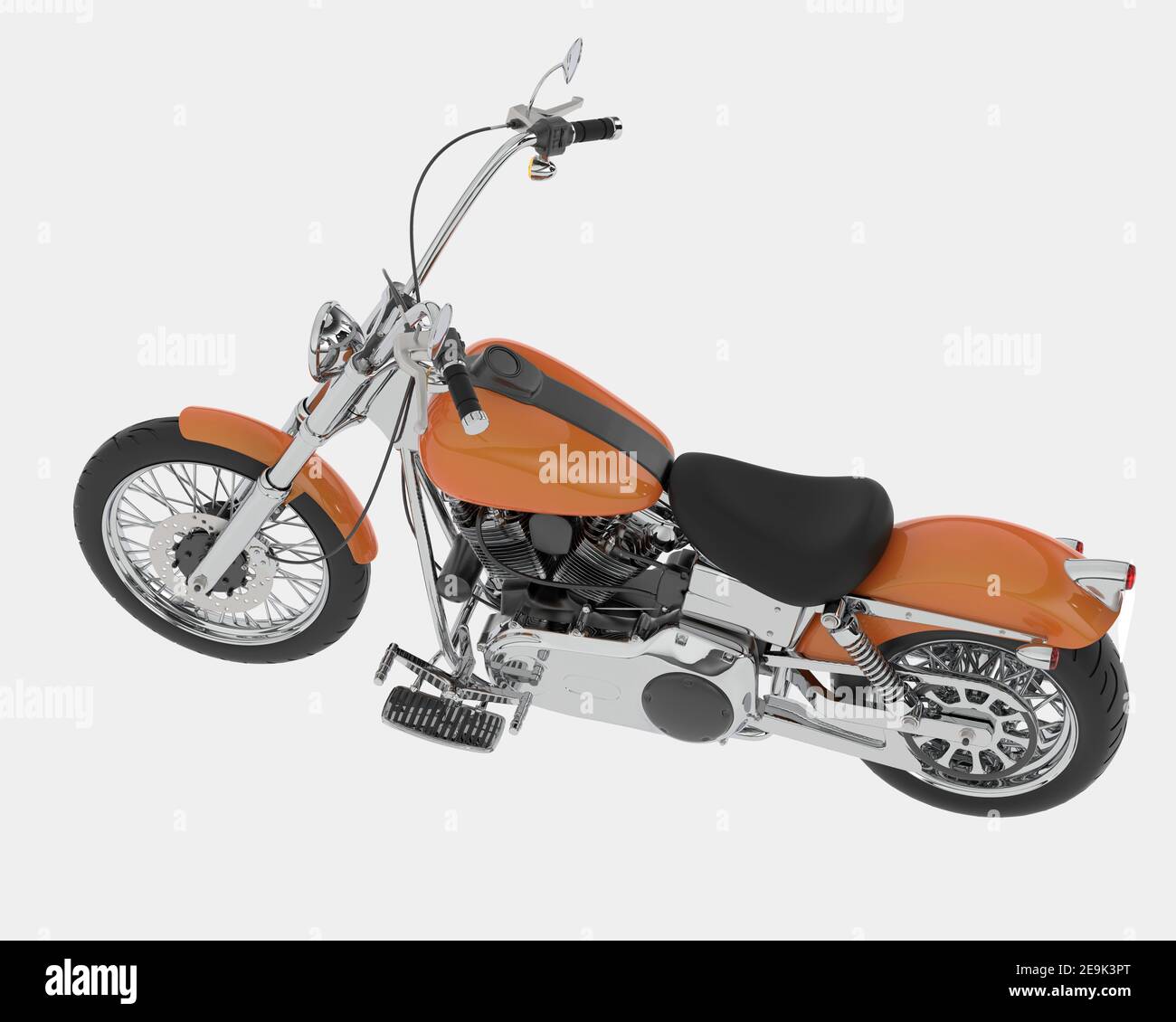 Motorcycle isolated on background. 3d rendering - illustration Stock ...