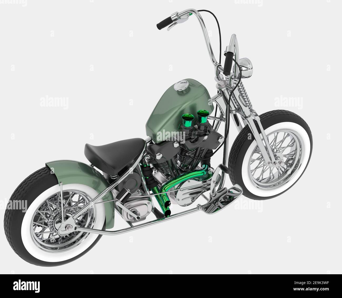 3d motorcycle hi-res stock photography and images - Alamy