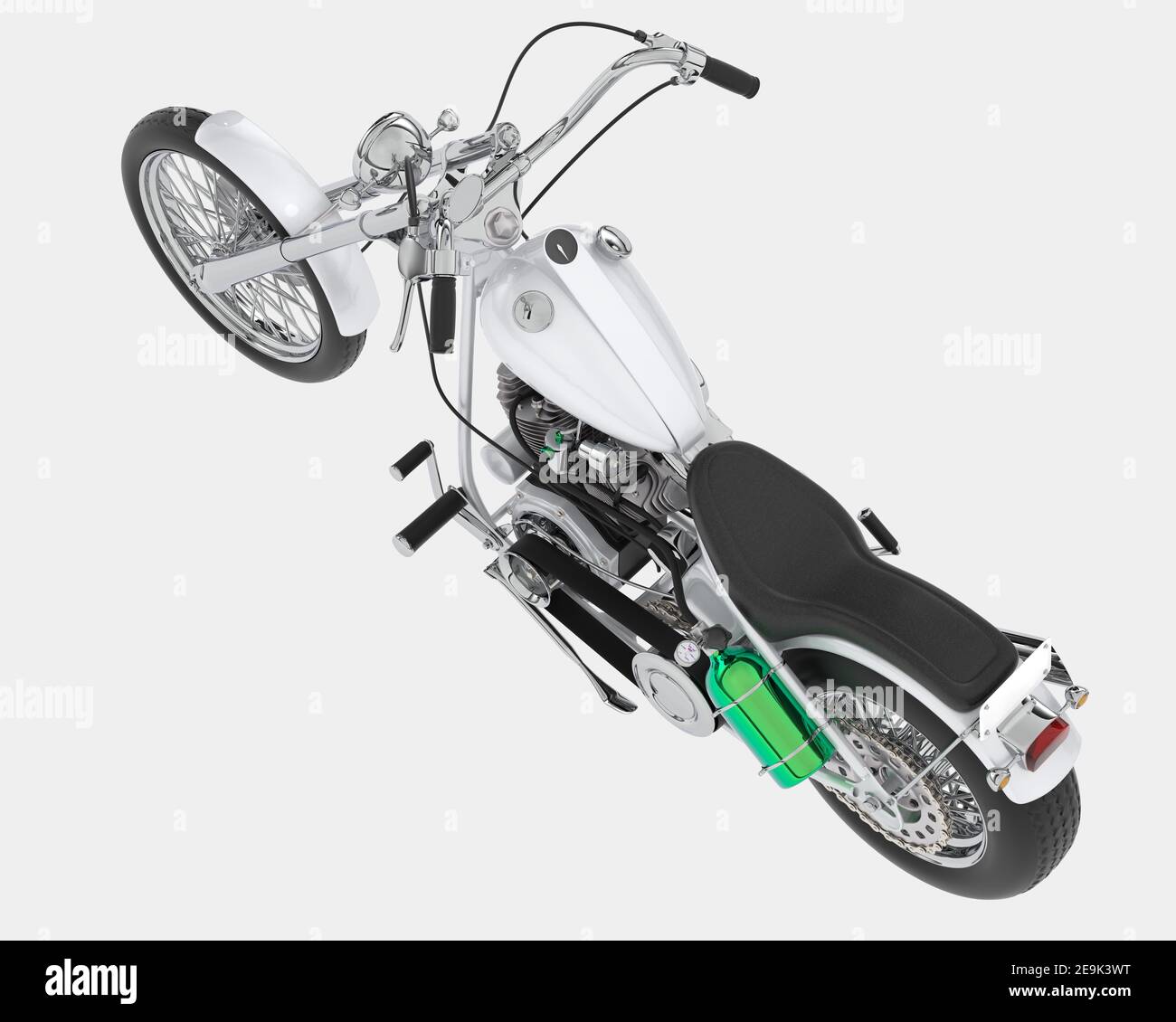 Motorcycle isolated on background. 3d rendering - illustration Stock ...