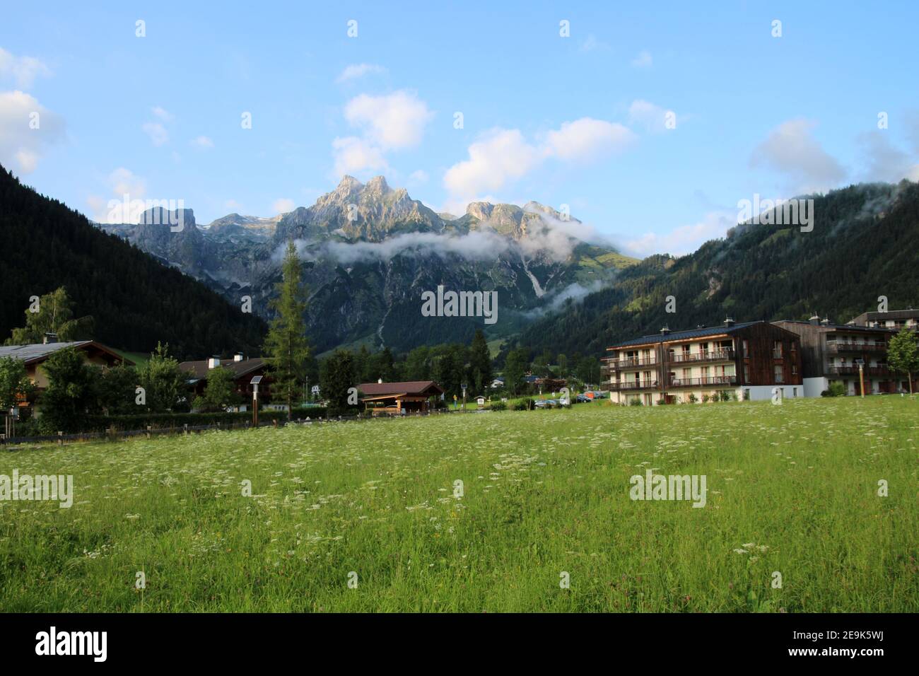 Landscape in the Alps, Austria Stock Photo - Alamy