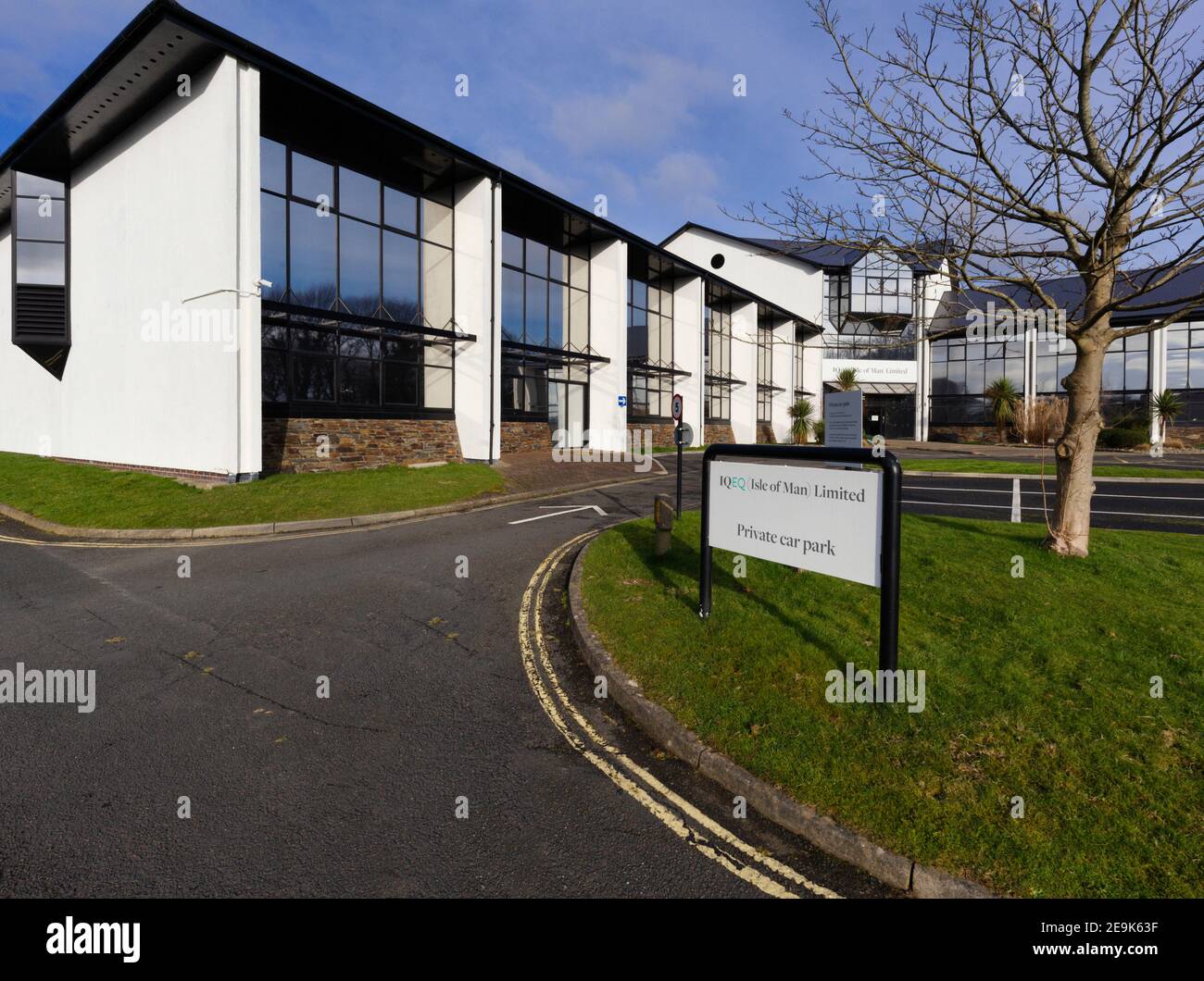 IQEQ office in Victoria Road, Douglas, Isle of Man Stock Photo - Alamy