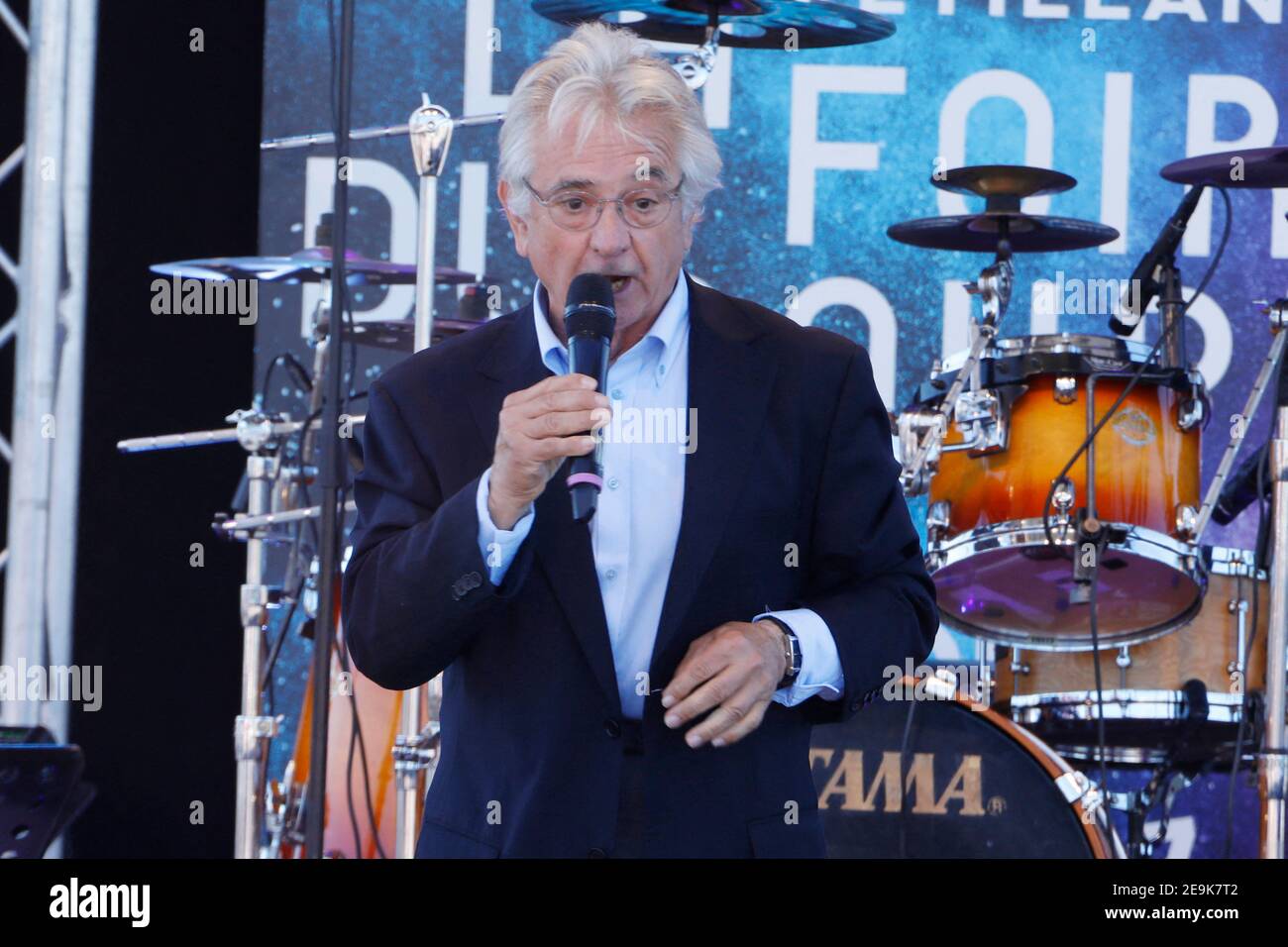 File photo - Jean-Pierre Descombes during an exceptional concert ...