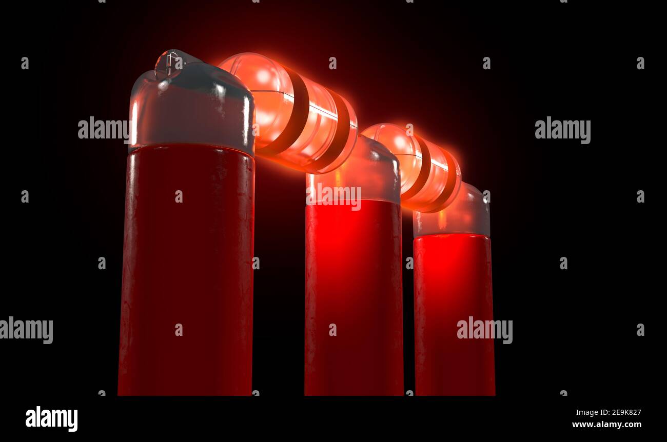 Red electronic cricket wickets with bails and illuminating LED lights ...