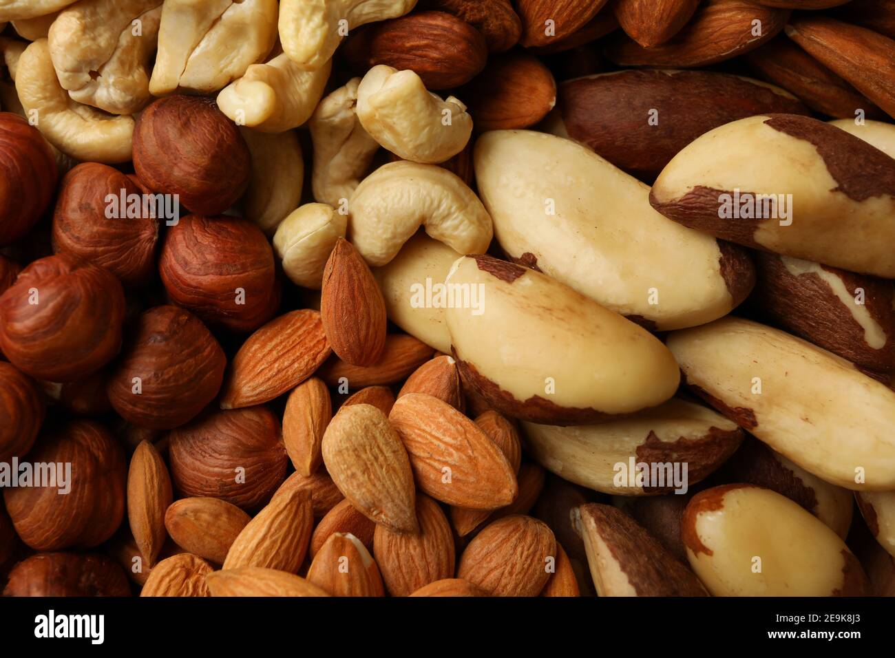 Close up background nuts different hi-res stock photography and images ...