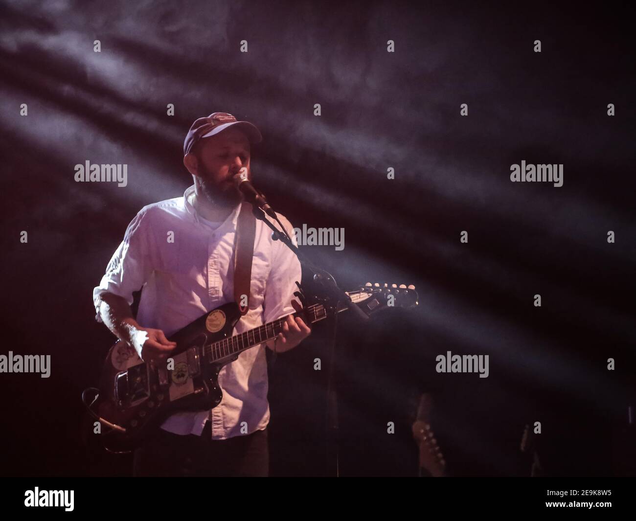 Archie Bronson Outfit performing at the 2014 End of the Road festival ...