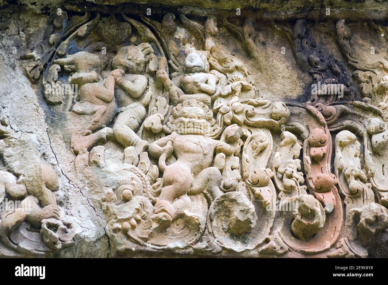 Khmer lintel stone carving hi-res stock photography and images - Alamy