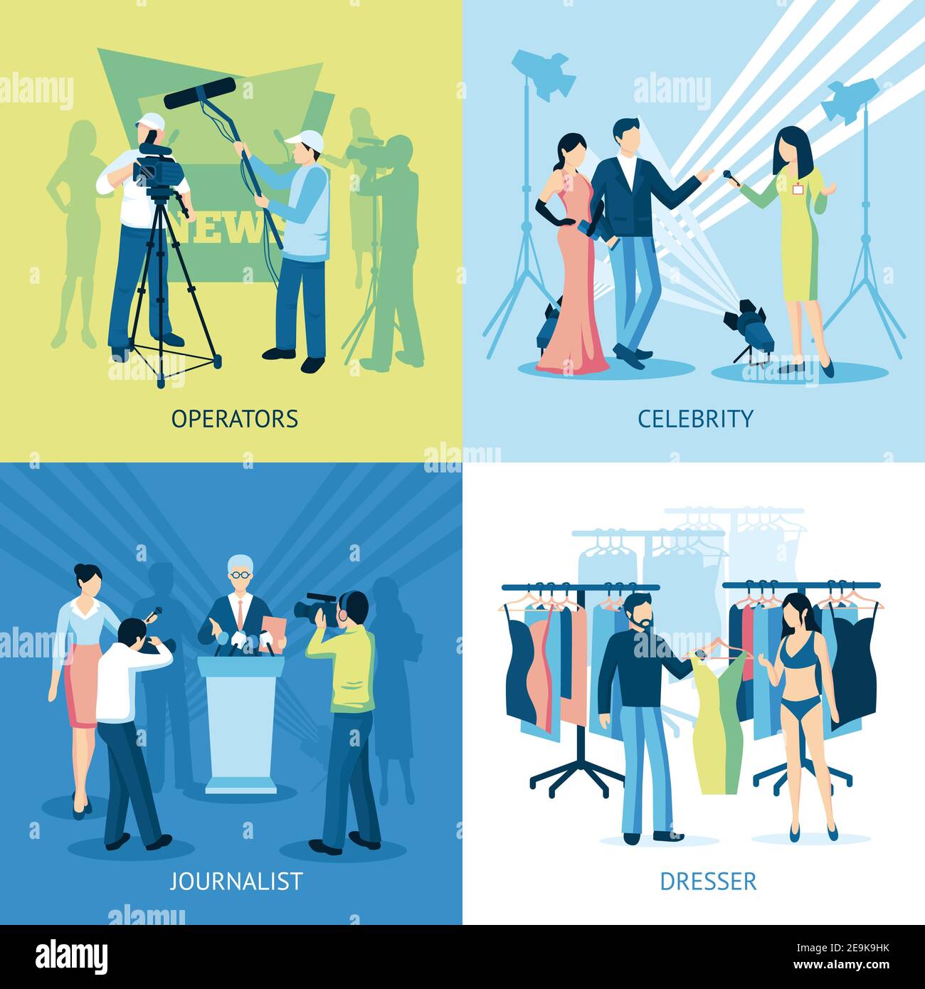 Pressman Stock Vector Images - Alamy