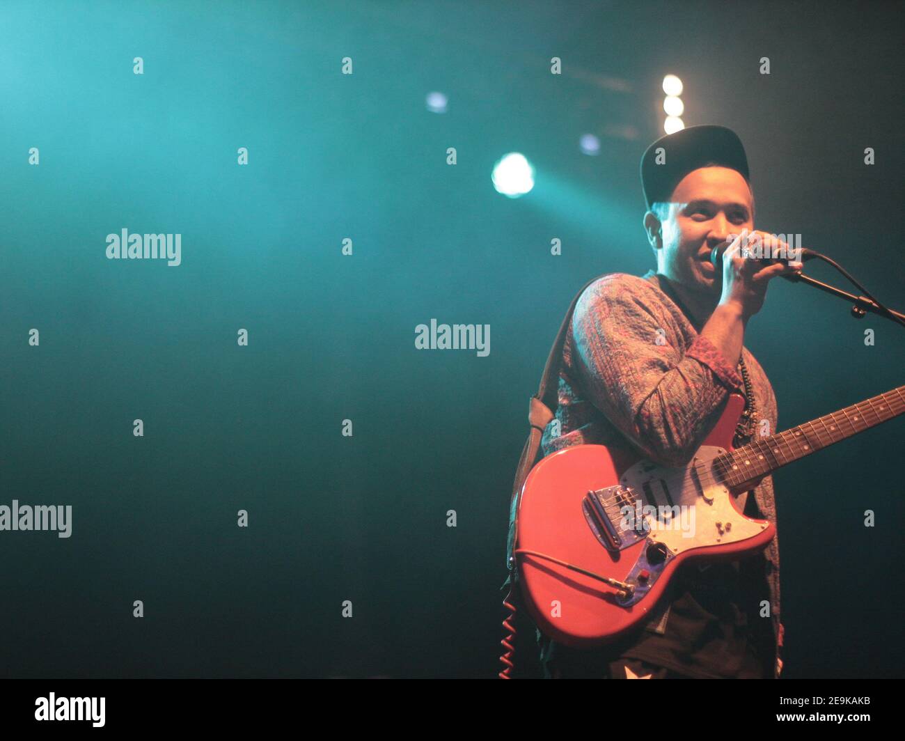 Ruban Nielson of Unknown Mortal Orchestra performing at the 2014 End of ...