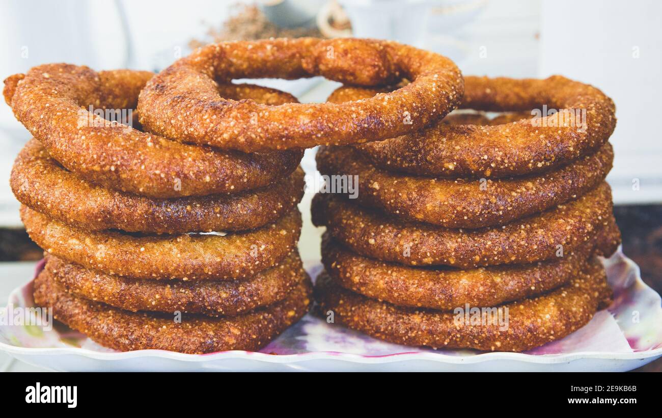 Selroti Famous Nepali Style Sweet Bread Made With Rice Flour,Sugar ...