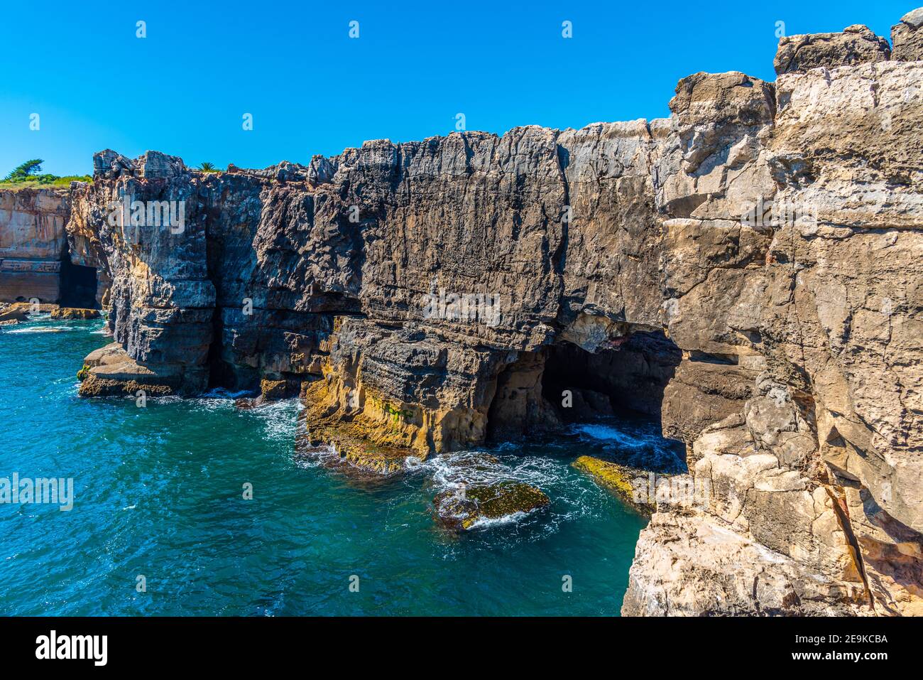Boca do Inferno cave near Cascais, Portugal Stock Photo - Alamy