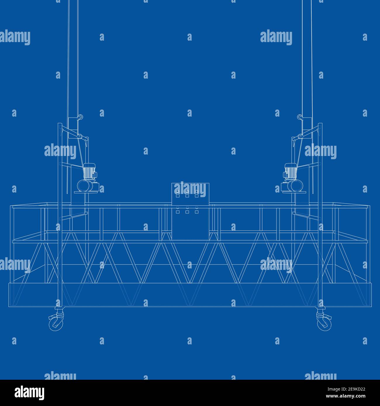 Empty construction elevator. Vector Stock Vector Image & Art - Alamy