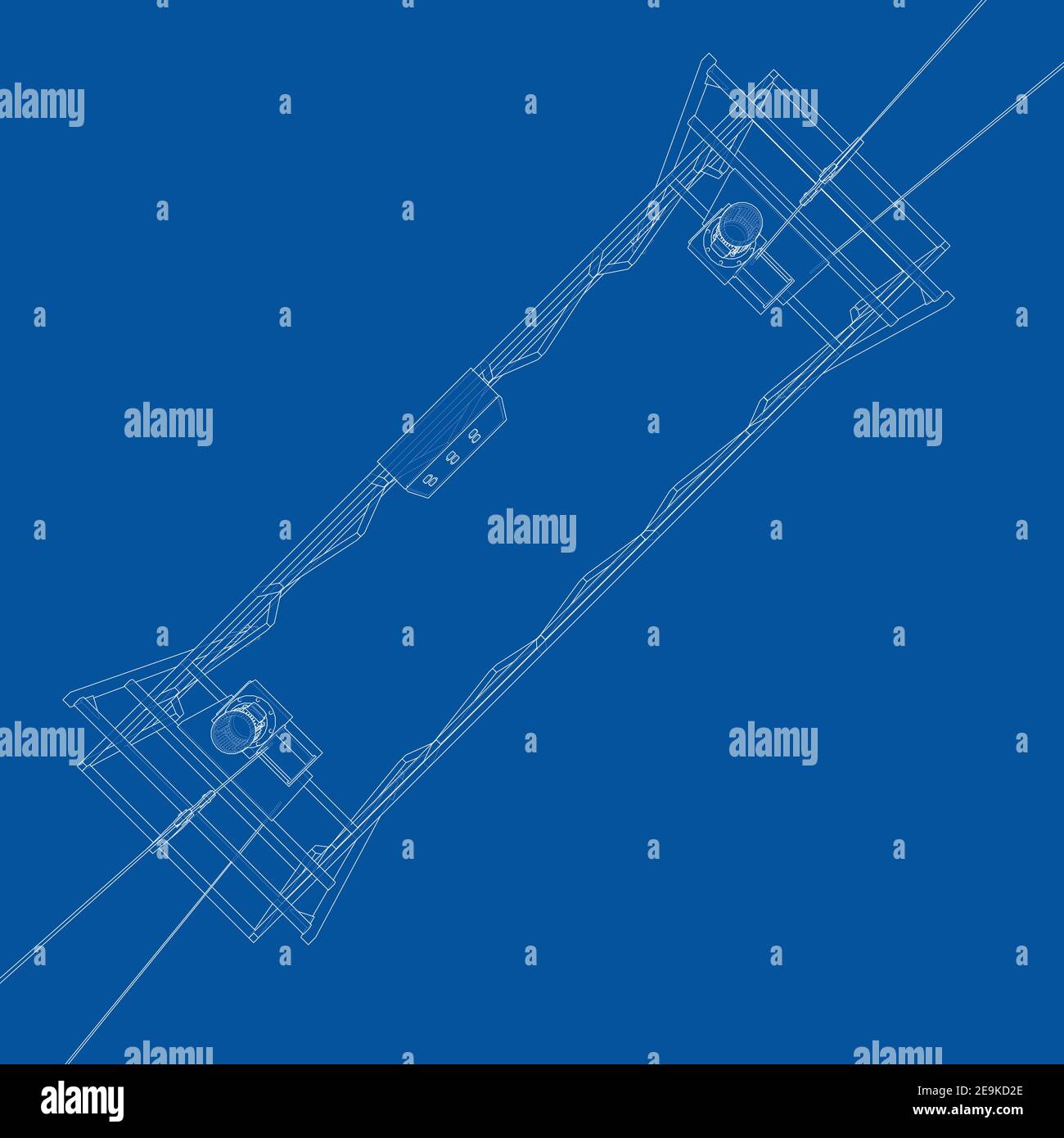 Empty construction elevator. Vector Stock Vector Image & Art - Alamy