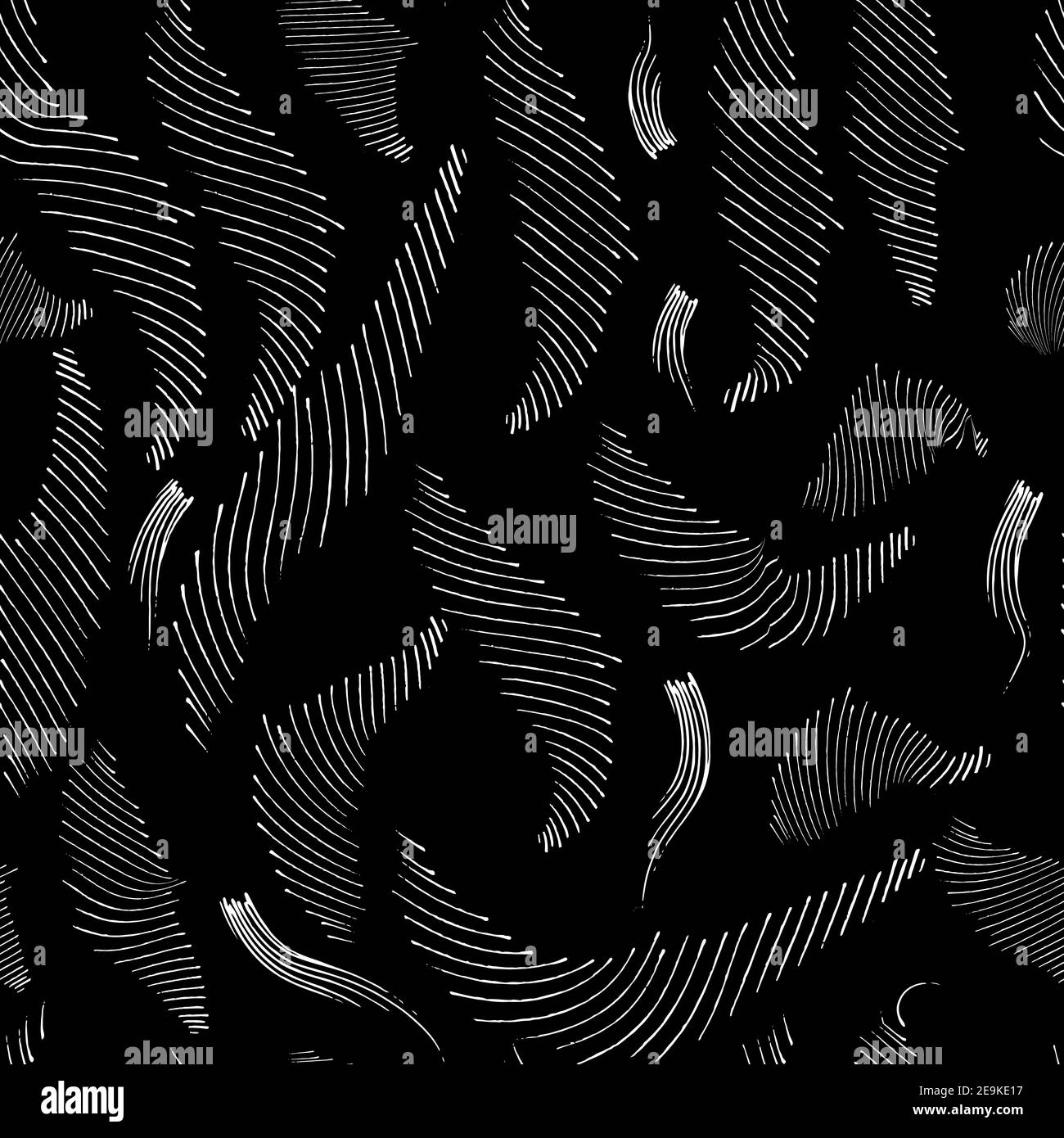 Seamless repeating pattern of different kinds of strokes Stock Vector ...