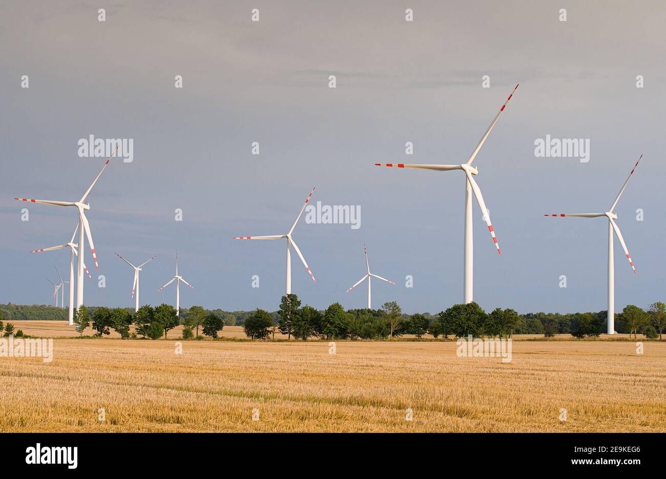 wind farm in the sky and cloud background, renewable energy Stock Photo ...