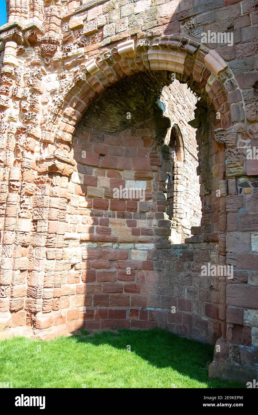 Castle arch Northumberland Stock Photo - Alamy