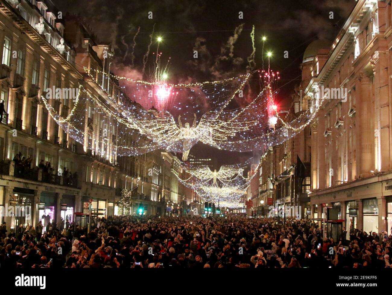 Nov 14, 2019 - London, England, UK - Regent Street Christmas Lights ...