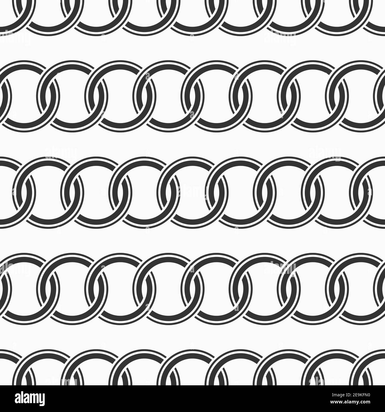 Interlaced shapes Black and White Stock Photos & Images - Alamy