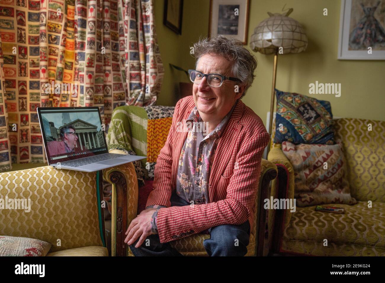 Former investment bank vice president David Harry, 56, at home in ...