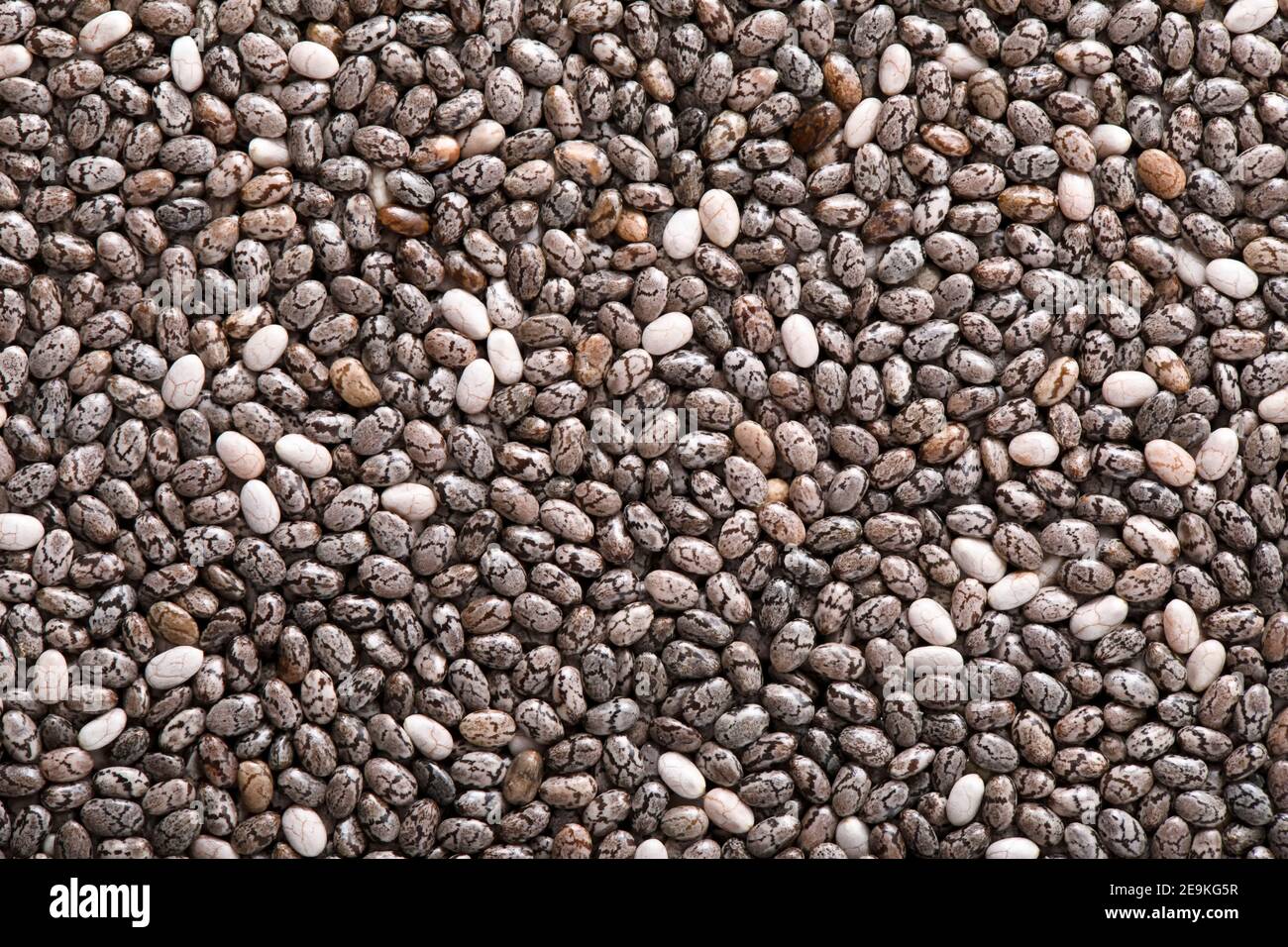 Chia seeds, texture, valuable food, source of omega 3 acids and ...