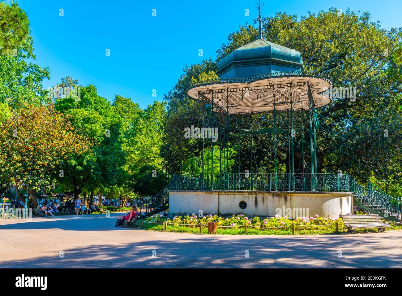View of Jardim da estrela garden in Lisbon, Portugal Stock Photo - Alamy