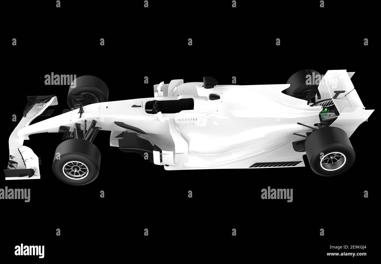 Race car isolated on background. 3d rendering - illustration Stock ...