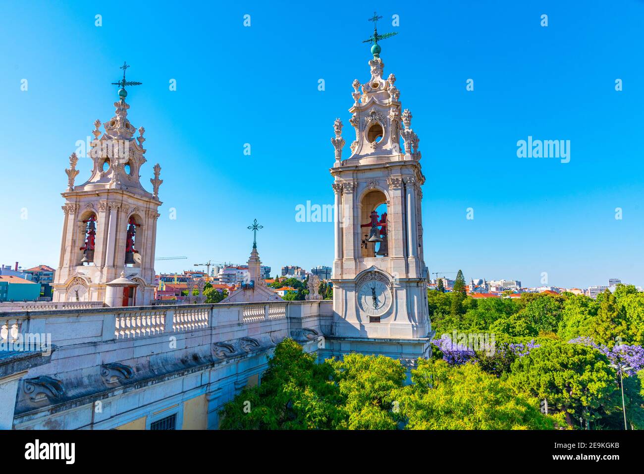 Lisbon bell towers hi-res stock photography and images - Alamy