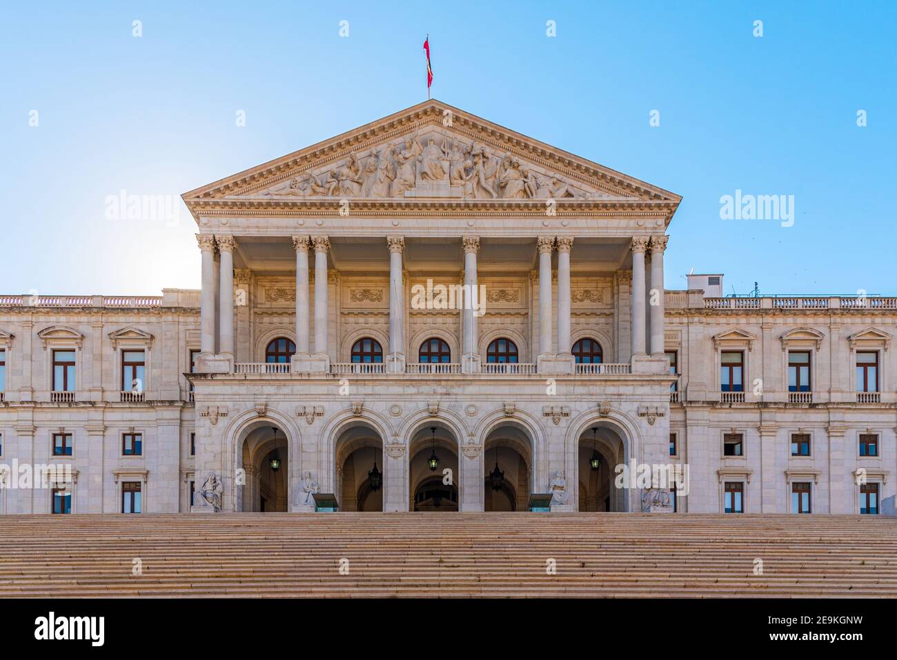 Lisbon portugal parliament historic building hi-res stock photography ...