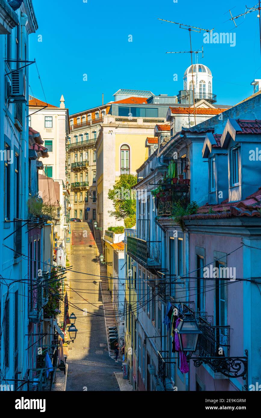 Traditional portugal street walk lisbon hi-res stock photography and ...
