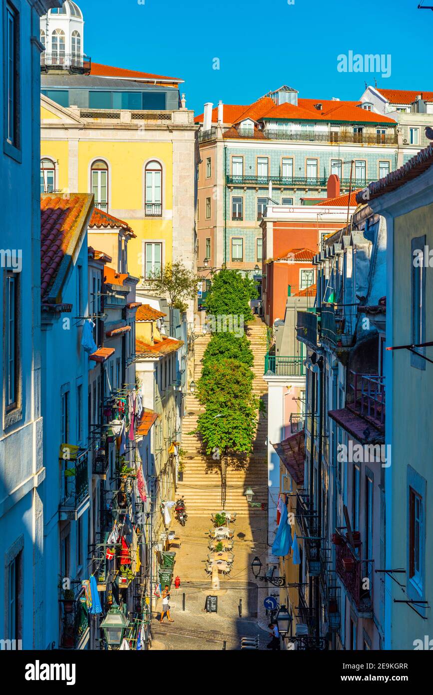 Traditional portugal street walk lisbon hi-res stock photography and ...