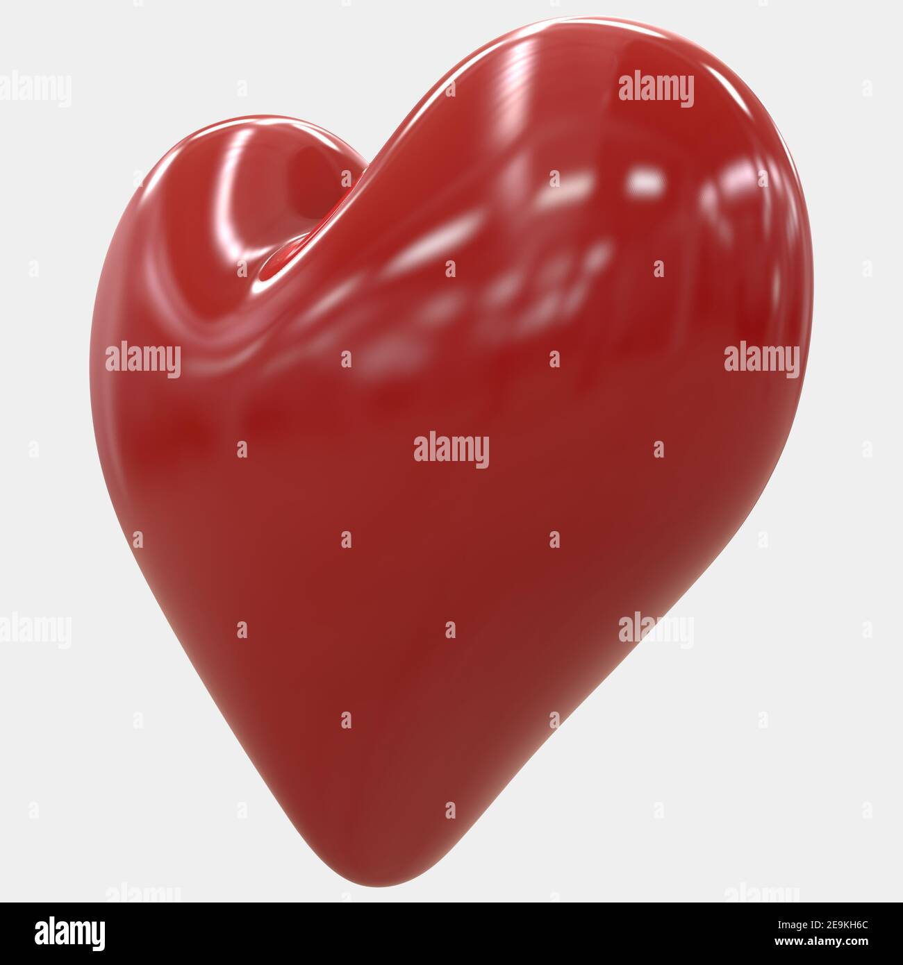 heart 3D symbol - 3D rendering Stock Photo - Alamy