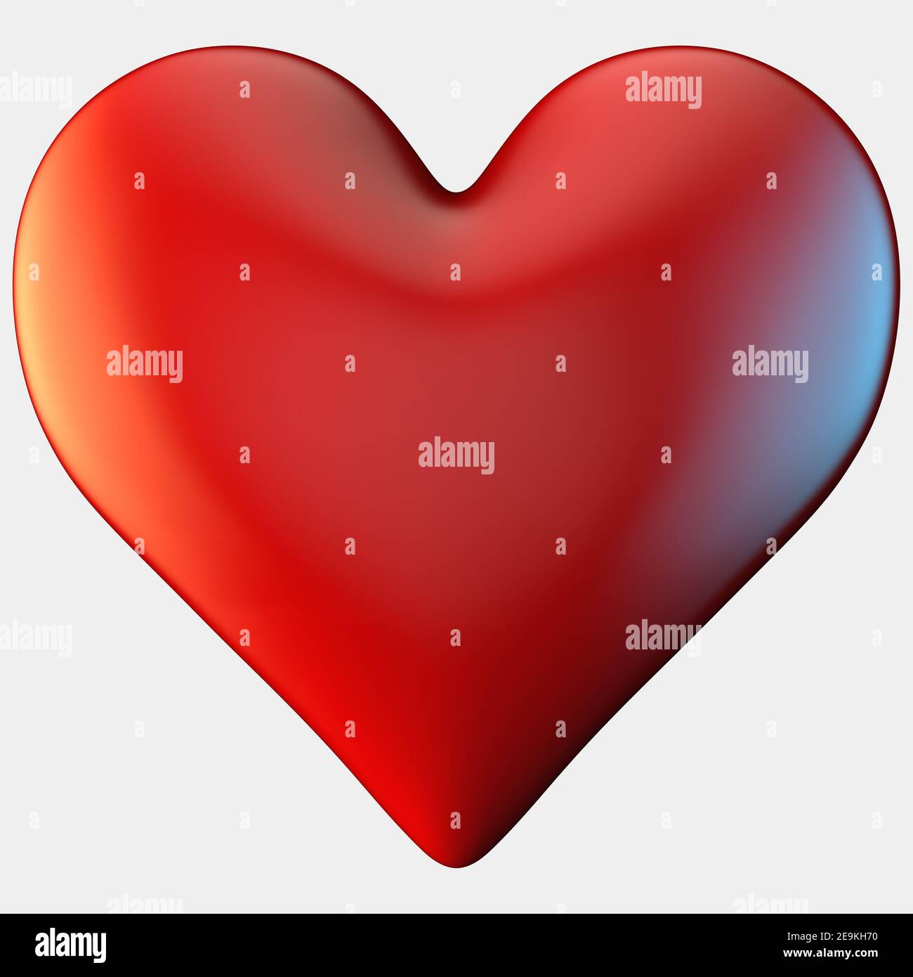 heart 3D symbol - 3D rendering Stock Photo - Alamy
