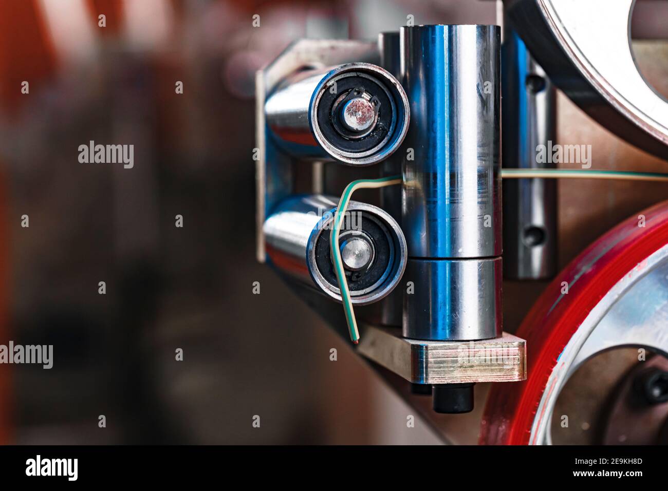 Process of cable production in a factory Stock Photo - Alamy