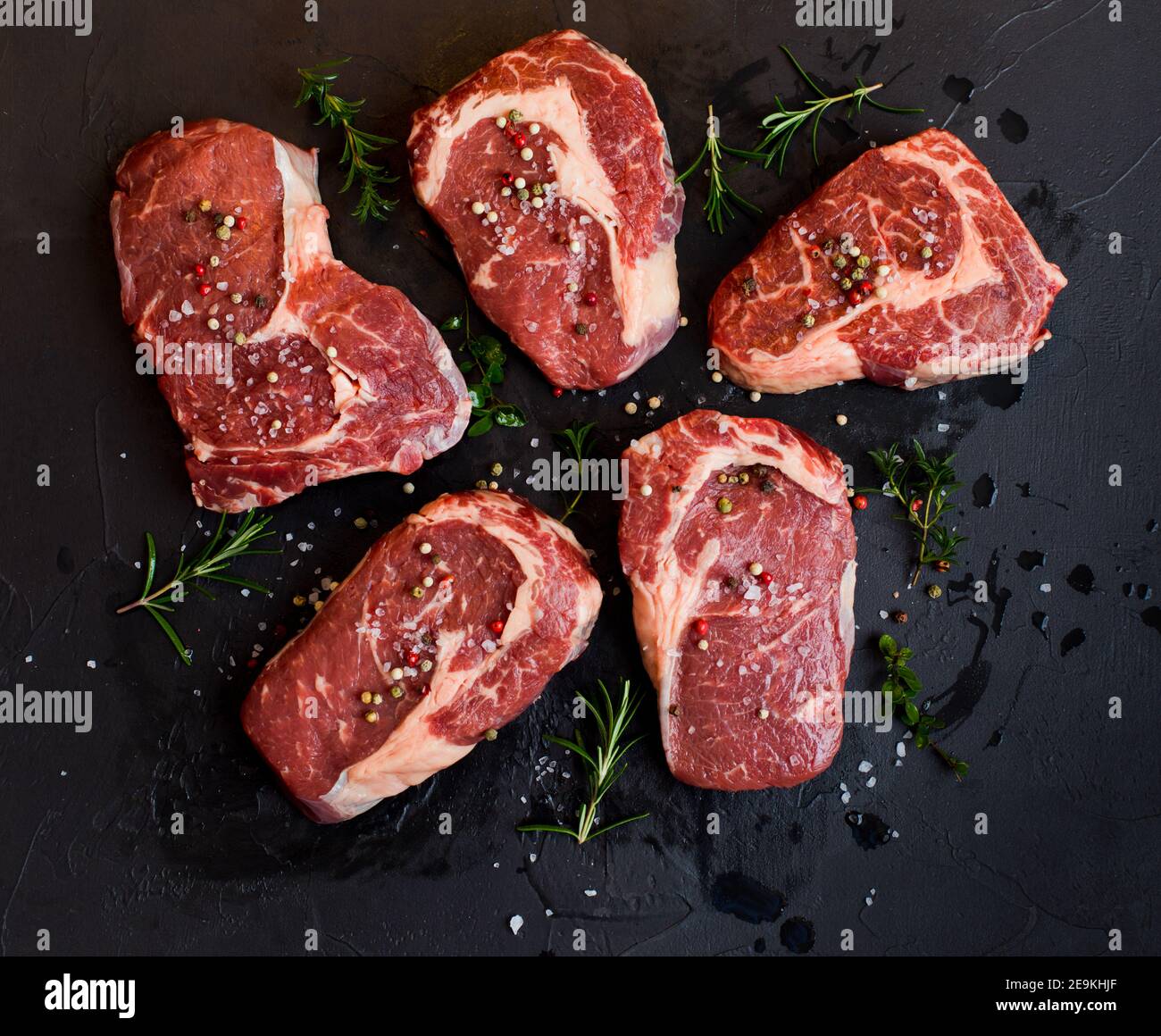 Fresh raw meat selection hi-res stock photography and images - Alamy