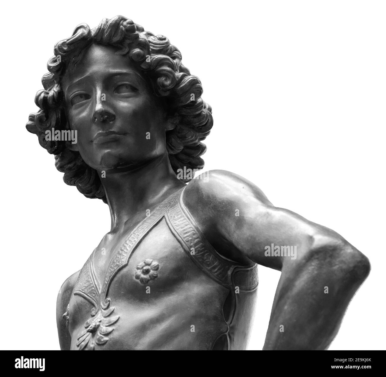 David killer of Goliath ancient statue. Biblical story. Antique ...